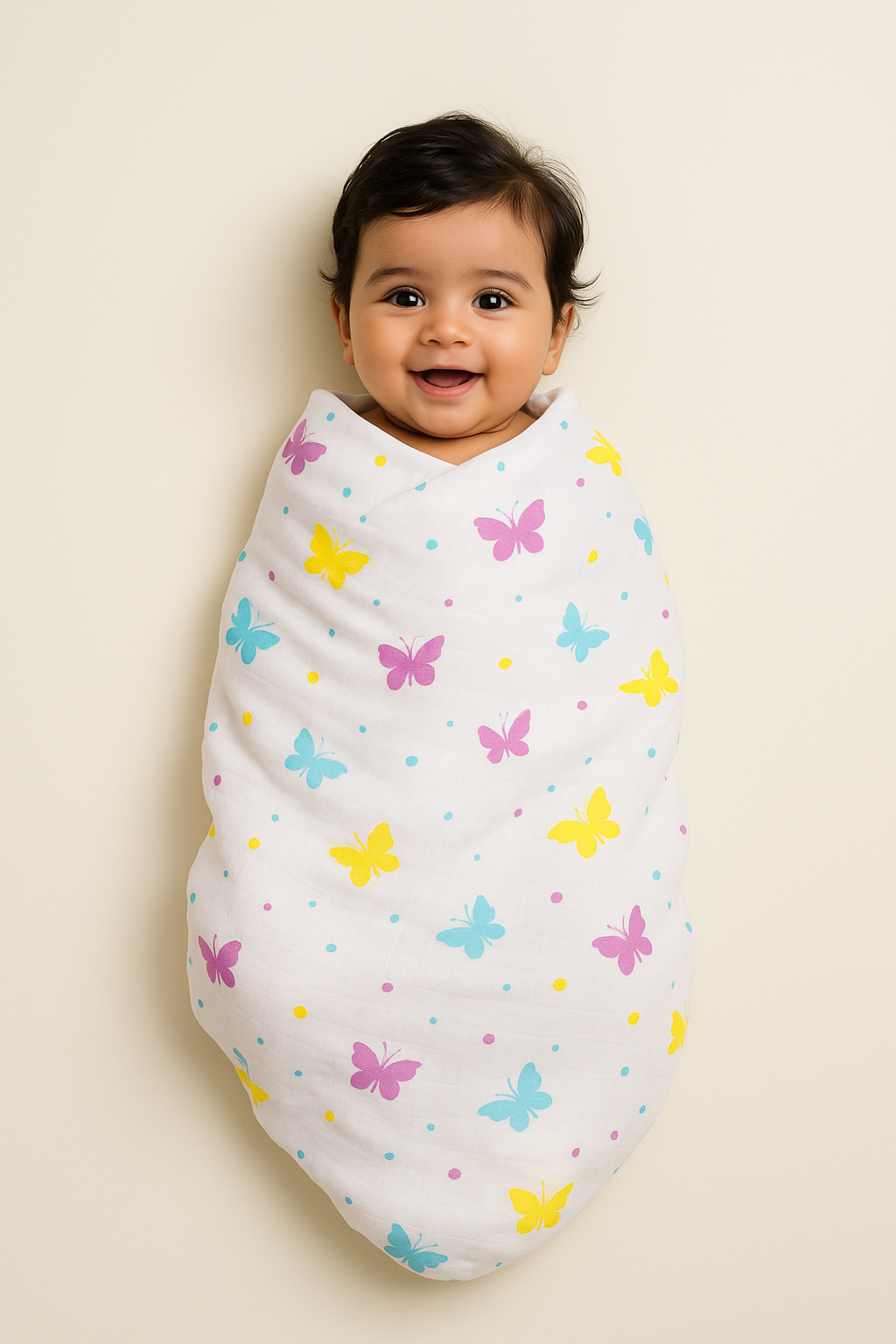 Muslin Swaddle Cloth | Soft Muslin Baby Swaddle | Kiids Kingdom